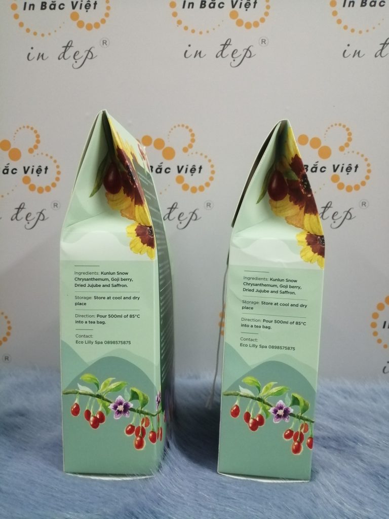 In hộp đựng chè cao cấp, hộp chè giá rẻ - Xưởng in Bắc Việt